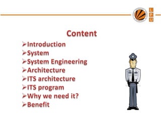 ITS architecture | PPT