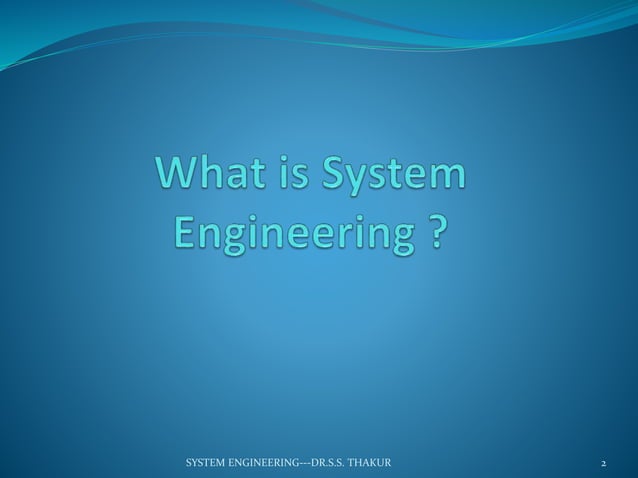 System Engineering Unit-1 | PPTX | Operating Systems | Computer Software and Applications