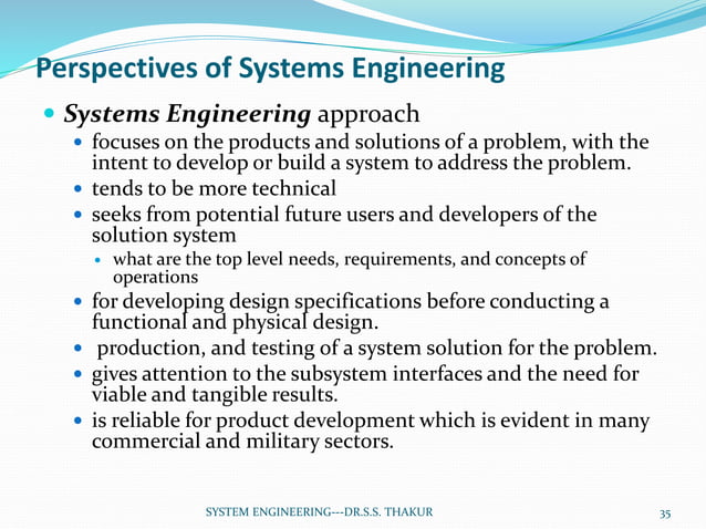 System Engineering Unit-1 | PPTX | Operating Systems | Computer Software and Applications