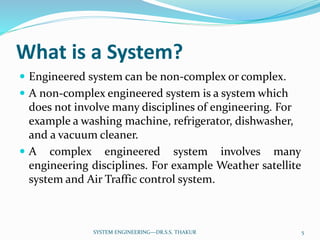 System Engineering Unit-1 | PPT
