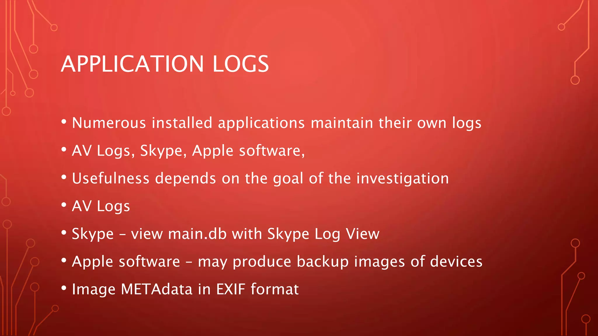 System Event Logs Ppt 