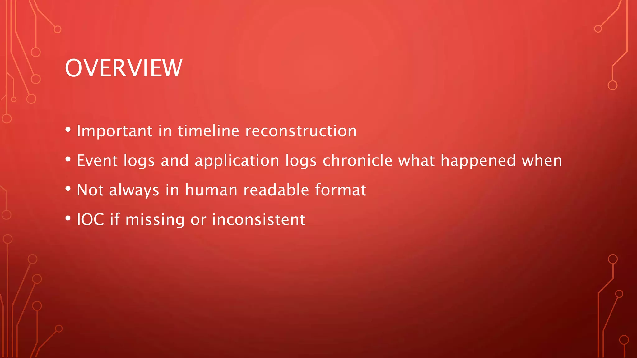 System Event Logs | PPTX