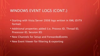 System Event Logs | PPTX