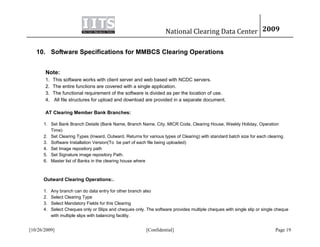 Indian bank clearing System from manual to CTS Cheque Truncation Grid ...