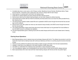 Indian bank clearing System from manual to CTS Cheque Truncation Grid ...
