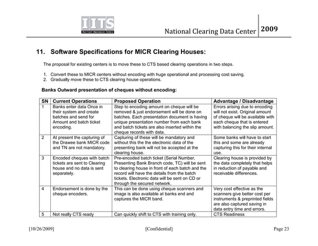 Indian bank clearing System from manual to CTS Cheque Truncation Grid ...