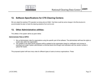 Indian bank clearing System from manual to CTS Cheque Truncation Grid System | PDF