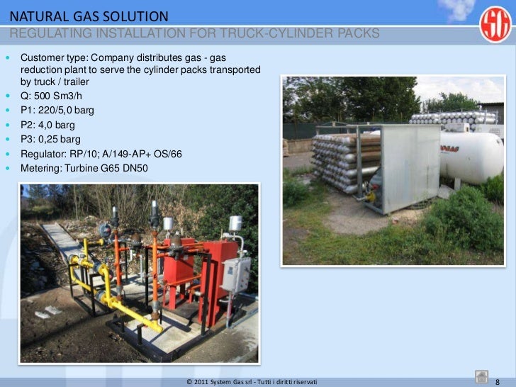 System Gas srl - distribution of natural gas, LPG and fluids