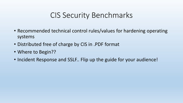System hardening - OS and Application | PPTX
