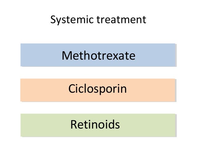 Systemic treatment for psoriasis