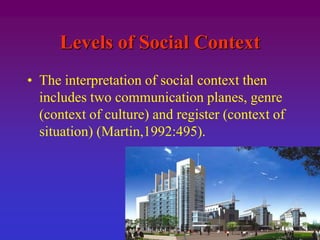 Systemic Functional Grammar theory Halliday.ppt