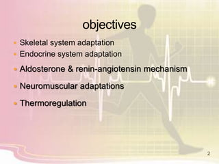 Systemic adaptations to training | PPTX