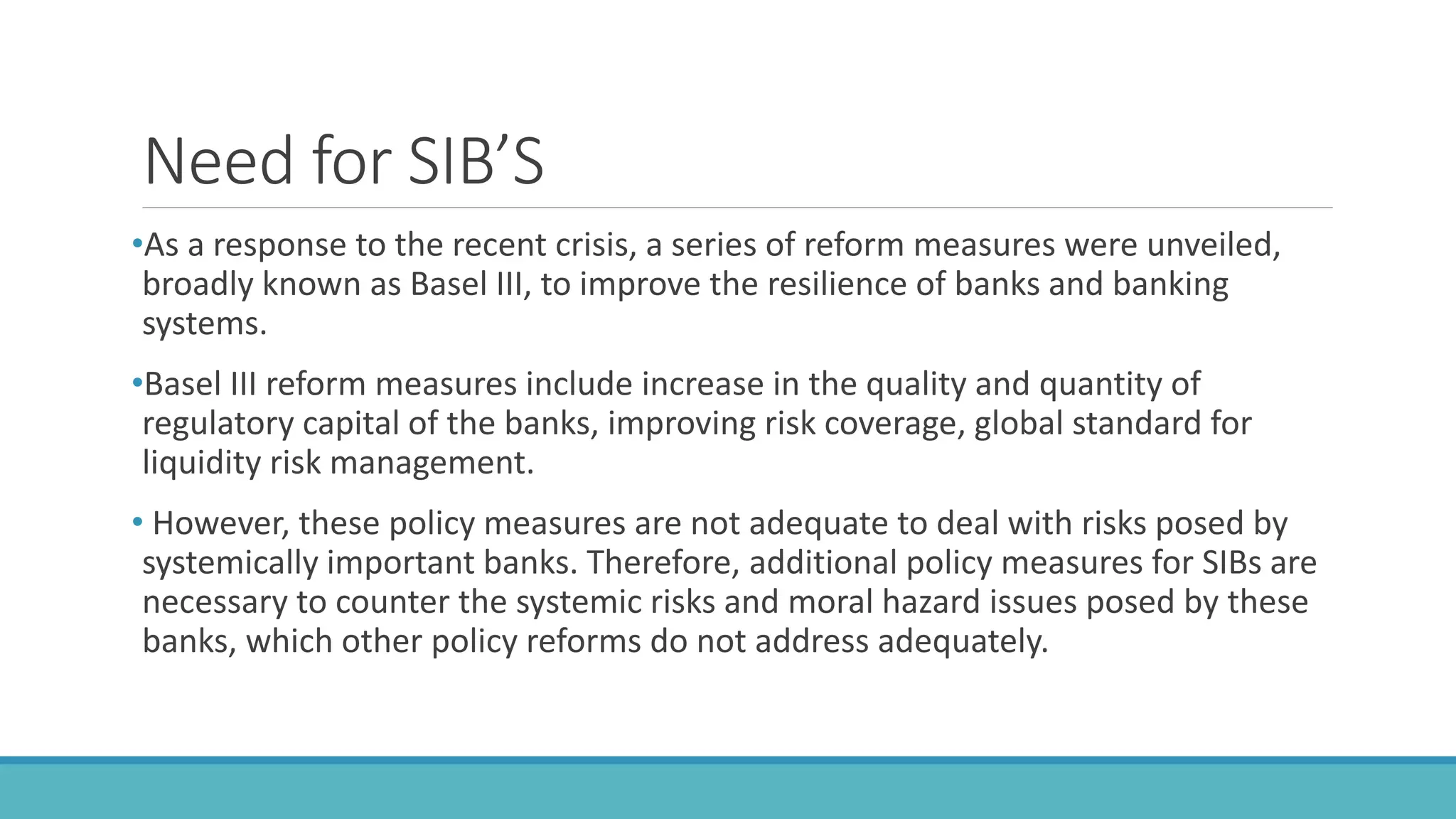 Systemically important banks | PPTX