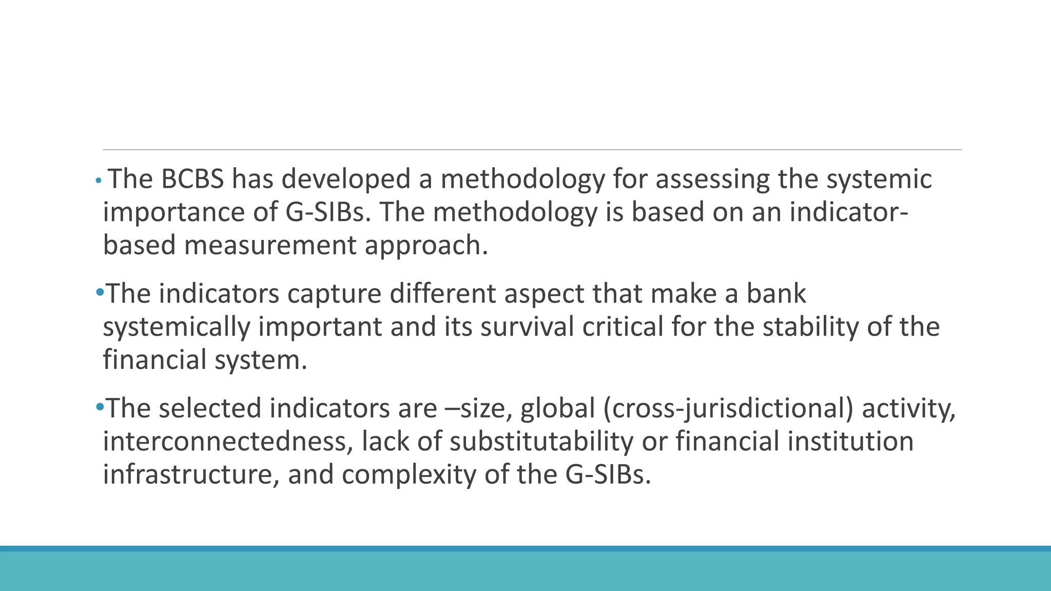 Systemically important banks | PPTX