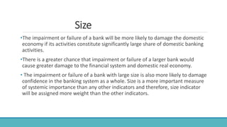 Systemically important banks | PPTX
