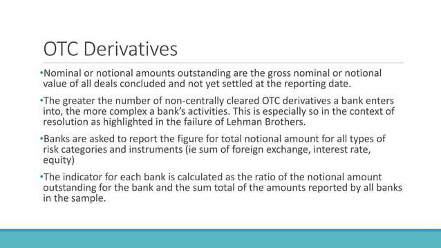 Systemically important banks | PPT