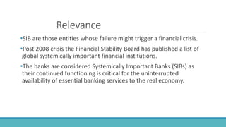 Systemically important banks | PPTX