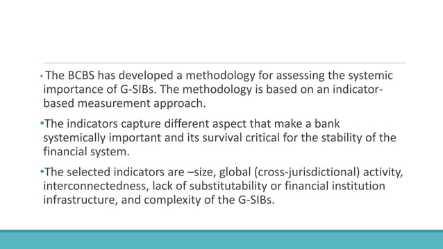 Systemically important banks | PPT