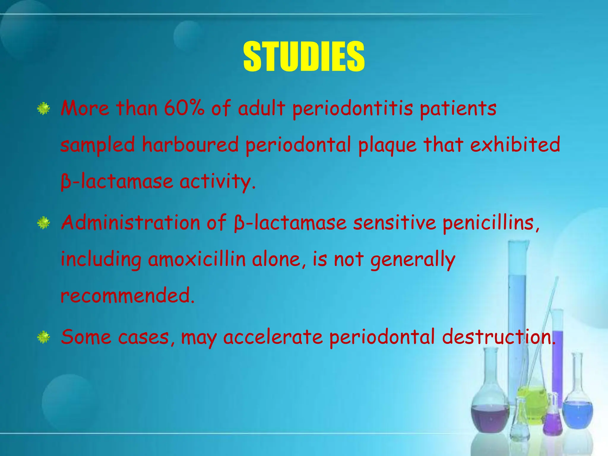 Systemic antibiotics used in periodontics | PPTX