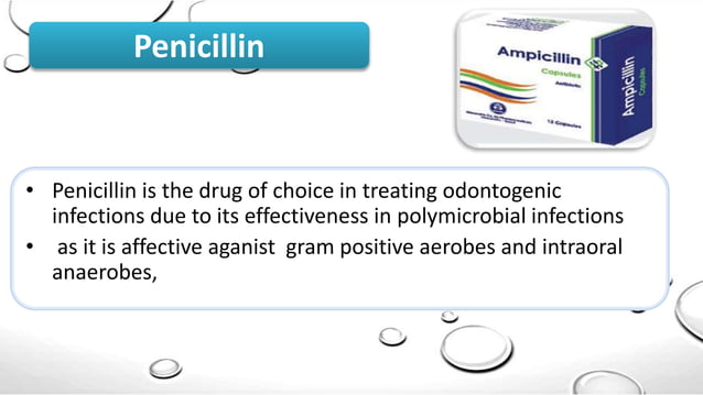 Systemic antibiotics in endodontics | PPT