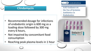 Systemic antibiotics in endodontics | PPTX