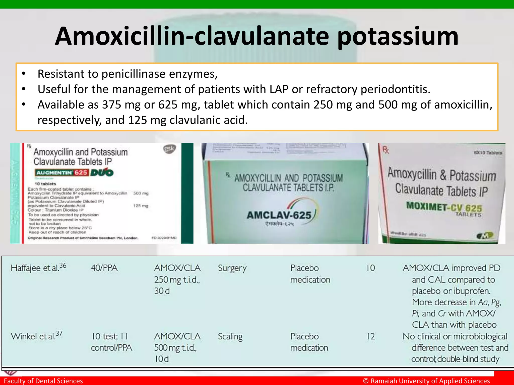 Systemic antibiotics in periodontal therapy | PPTX