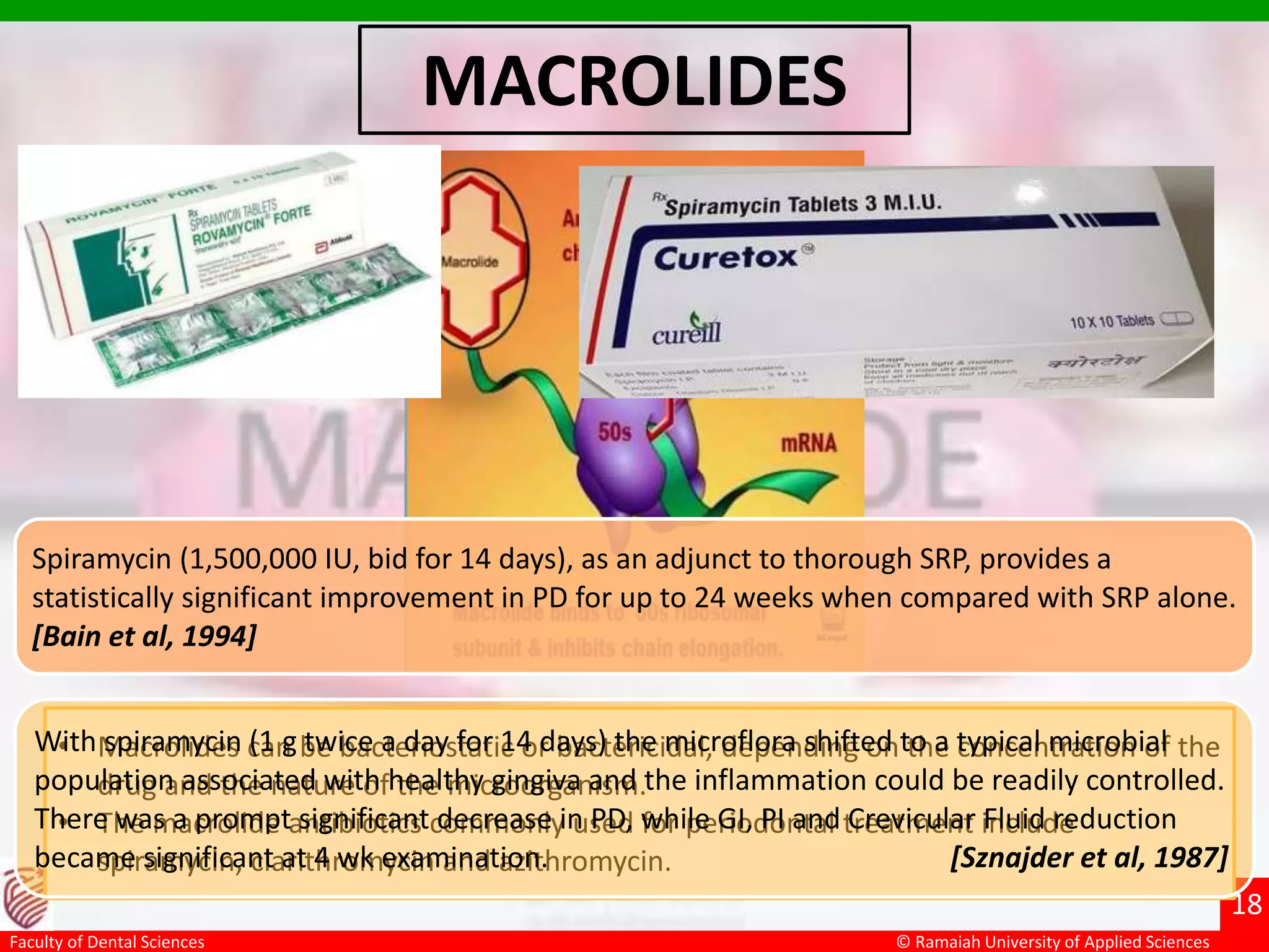 Systemic antibiotics in periodontal therapy | PPTX