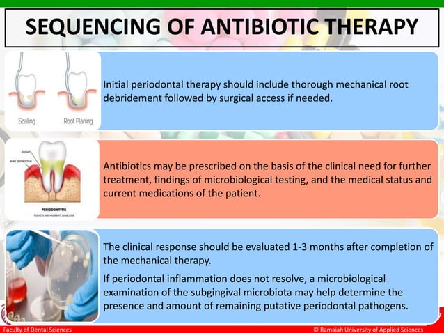 Systemic antibiotics in periodontal therapy | PPTX | Dental Health ...
