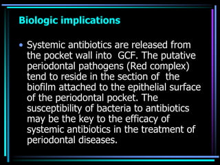 Systemic Antibiotics in Periodontal therapy.ppt