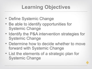 Systemic Change for the Protection & Advocacy System | PPT | Business ...