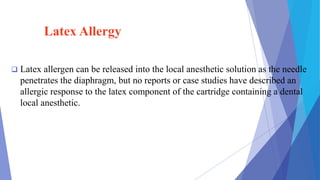SYSTEMIC COMPLICATION OF LOCAL ANESTHESIA DR RAJIV.pptx