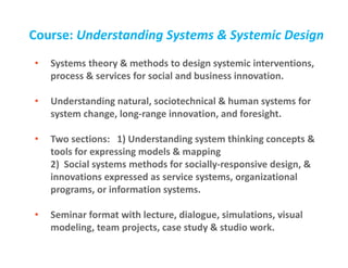 Systemic Design Contexts ISSS 2014 | PDF | Business and Finance