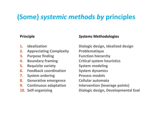 Systemic Design Principles & Methods ISSS 2014 | PDF