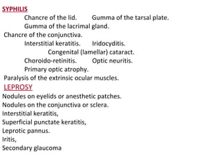 Ophthalmology 5th year, 7th lecture (Dr. Khalid) | PPT