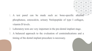 Dental Implant and systemic diseases by Dr. Shreyas Shingane | PPTX