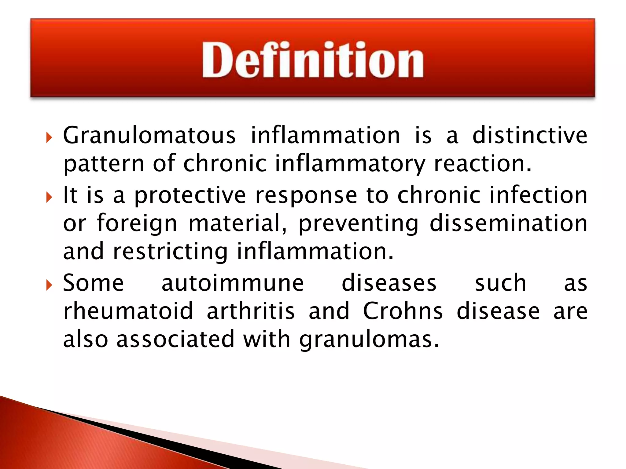 Systemic effects of acute inflammation and granuloma | PPTX