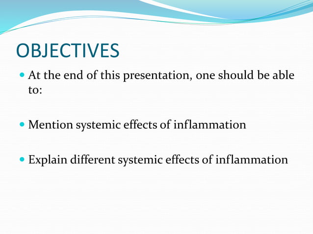 Systemic effects of inflammation.pptx | Blood Disorders | Diseases and ...