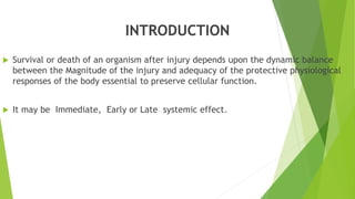 Systemic effects of injury | PPT