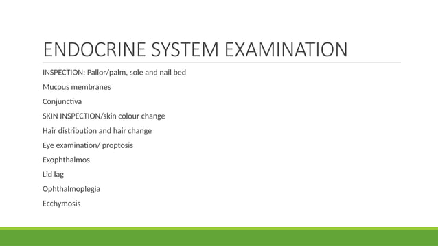 GENERAL AND SYSTEMIC EXAMINATION IN PAEDIATRICS PPTX | PPTX