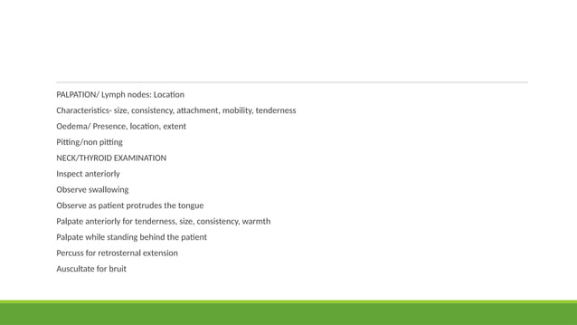 GENERAL AND SYSTEMIC EXAMINATION IN PAEDIATRICS PPTX | PPTX