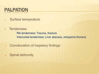 Systemic examination of respiratory system | PPT