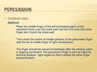 Systemic examination of respiratory system | PPT