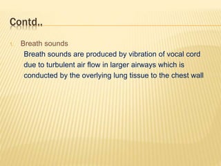 Systemic examination of respiratory system | PPT
