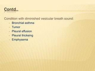 Systemic examination of respiratory system | PPT