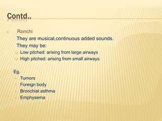 Systemic examination of respiratory system | PPT