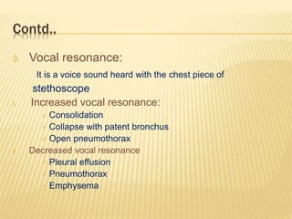 Systemic examination of respiratory system | PPT