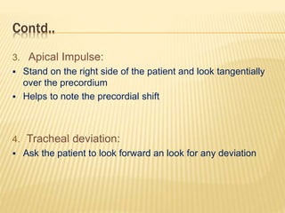 Systemic examination of respiratory system | PPT