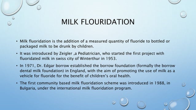 Systemic flouride in Dentistry | PPTX | Dental Health | Diseases and ...
