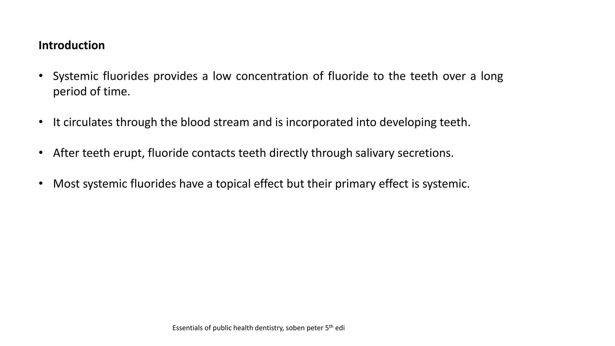 Systemic fluoride | PDF