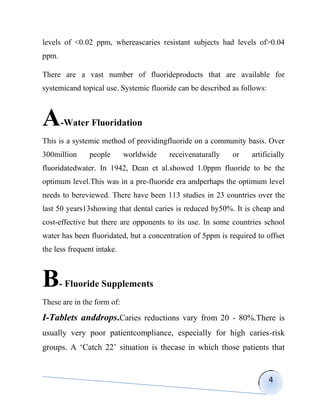Systemic fluoride dr.huda | Dental Health | Diseases and Conditions